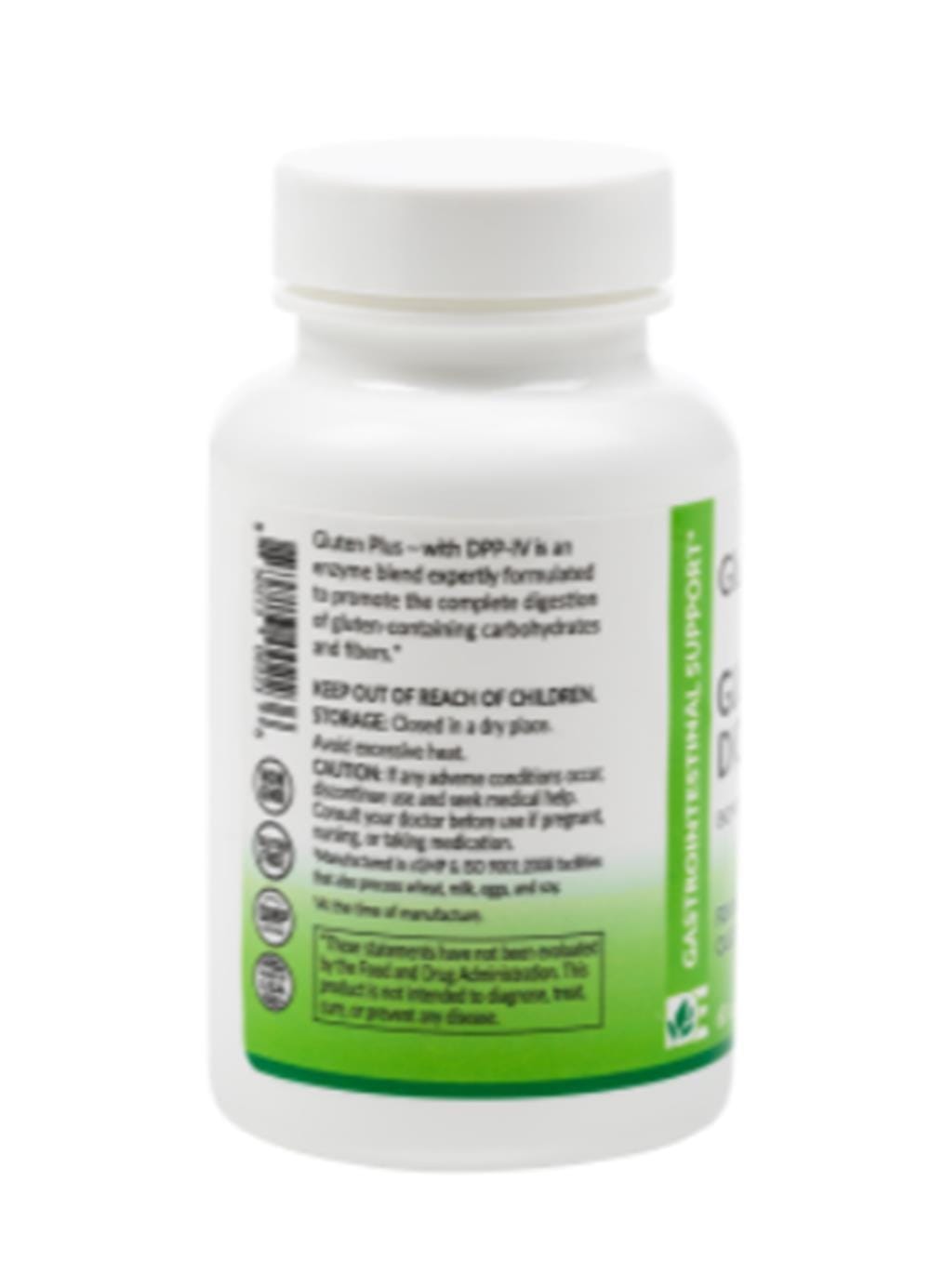Dynamic Enzymes Eat E-Z Gluten + - 30 Vegan Capsules - Gluten Digestion ...