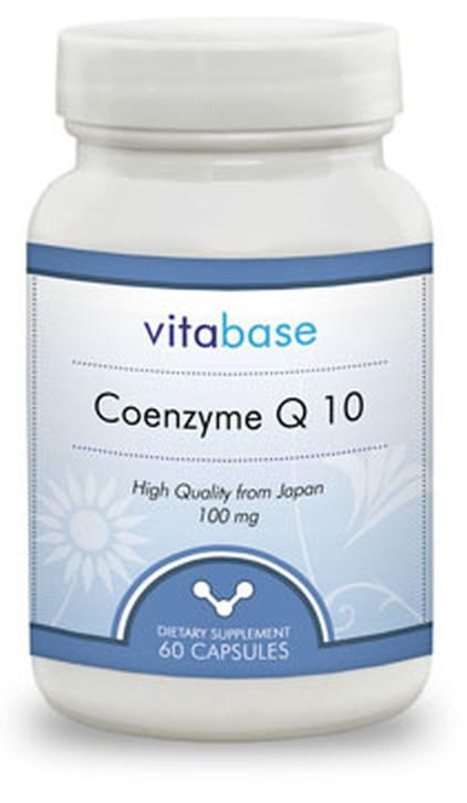 Vitabase CO Q10 (100 mg) -- 60 Vegetarian Capsules | Heart Health