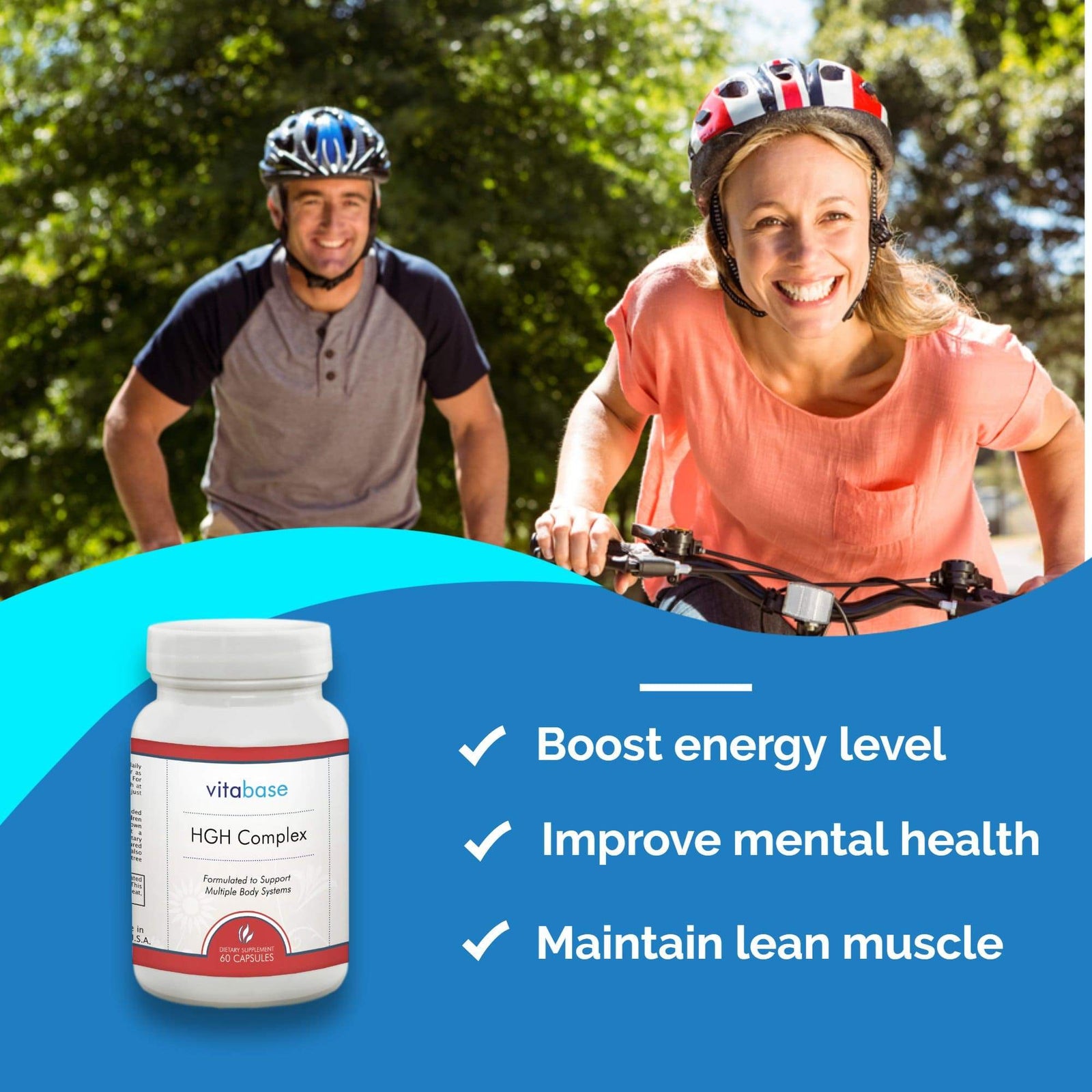 Vitabase HGH Complex | Human Growth Hormone Supplement